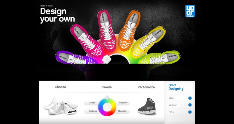 Design your own work out shoe with #YourReebok