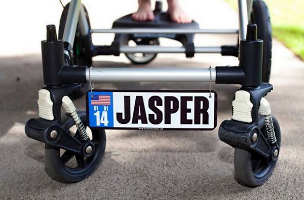 Enter to win A Personalized Baby Stroller License Plate (ends 5/9)